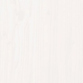 Zahradní truhlík s mřížkou bílý 79x39,5x114 cm masivní borovice,  832522