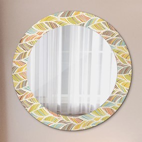 Kulaté dekorativní zrcadlo Abstraktní fi 60 cm