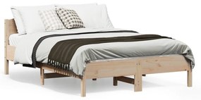 Rám postele s čelem 140 x 190 cm masivní borovice