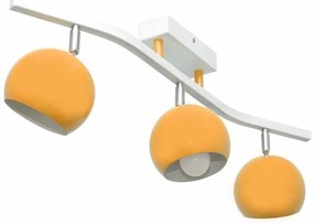 Bodové osvětlení bodové svítidlo morris 3xe27/60w oranžová