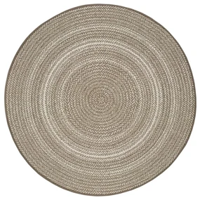 Béžový venkovní koberec Universal Silvana Rutto, ⌀ 120 cm