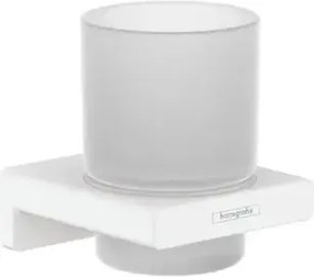 Hansgrohe AddStoris - Sklenka na kartáčky a pastu s držákem | matné sk