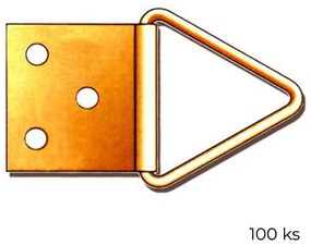 Háček na obrazy - trojúhelník N5 (100ks)