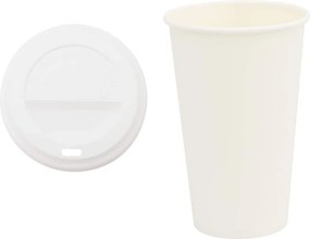 Papírové kelímky na kávu s víčky 1000 pcs 16oz 400ml 3325218