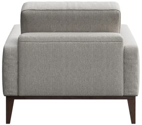 Světle šedé látkové křeslo MESONICA Musso Tufted