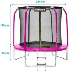 Marimex trampolína 244 cm růžová 2022