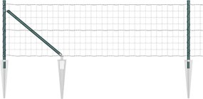 Evropský plot se hroty 50 x 0,4 m Ocel potažená PVC Zelená 3350624
