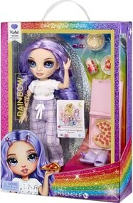 MGA RAINBOW HIGH Panenka Junior High PJ Party Violet / 23 cm / od 4 le