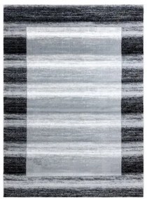 Koberec ARGENT -  W9557 Ramka, vintage, linie šedý