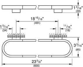 Grohe Selection - Držák na ručník chrom