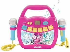 Hudební hračka lexibook minnie mouse světelný bluetooth reproduktor s mikrofony a dobíjecí baterií