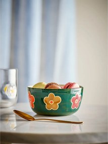 Tmavě zelená dětská miska z kameniny ø 12 cm Addy – Bloomingville Mini