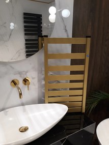 Hopa BELTI Gold koupelnový radiátor 600 x 1573 mm zlatý RADBEL601684 Koupelny Bernold