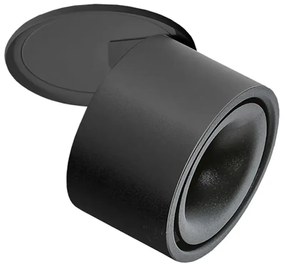 LED svítidlo Costa Spot černé do sádrokartonu