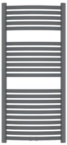 Invena, koupelnový žebříkový radiátor 540x1200 mm 538W, grafitová, UG-02-120-A