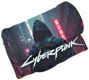 Sablio Deka Cyberpunk 2077 Pohled do města - 150x120 cm