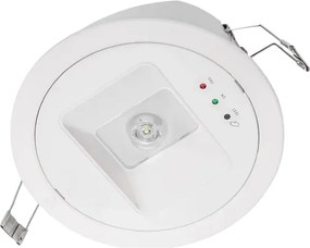 BEGHELLI - ELPLAST Zapuštěné/přisazené nouzové LED svítidlo Beghelli N94500AT 2W 230lm 3h