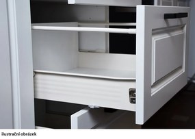 EXTOM Skříňka dolní rohová MALMO D13 U Korpus:: GREY, Dvířka:: permbroke