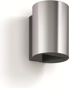 PH 17357/47/P0 LED Venkovní nástěnné svítidlo Philips Buxus 17357/47/P0 chromové 2700K - PHILIPS (915005403801)
