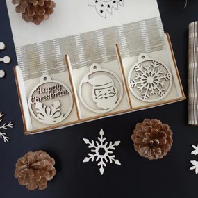 Vánoční ozdoby ze dřeva a plastu, vánoční dekorace dřevěné, dřevěné doplňky PR0096-Christmas decorati HEU-