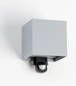 BRILAGI - LED Venkovní nástěnné svítidlo se senzorem CUBE LED/6W/230V šedá IP65