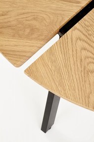 Konferenční stolek- LUANA- Černý/ Zlatý dub
