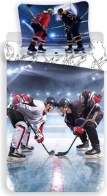 3D Bavlněné povlečení HOCKEY barevné, 100% bavlna Rozměr povlečení: 70 x 90 cm | 140 x 200 cm