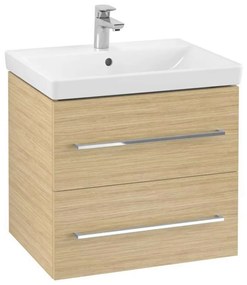 Villeroy & Boch Avento - Umyvadlová skříňka, 58x51x45 cm, 2 zásuvky, Nordic Oak A88900VJ