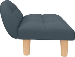 Pelíšek pro psy tmavě šedý 70 x 52 x 30 cm textil 171934