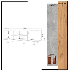 TV stěna / Sestava pod TV Seva