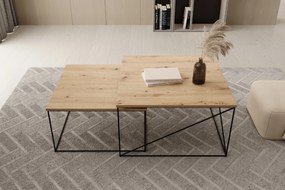 ADRK Furniture Konferenční stolek 2v1 Licco CT-LIC-B-A