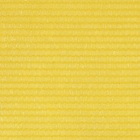 vidaXL Balkónová zástěna žlutá 75 x 600 cm HDPE