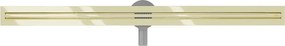 Mexen Flat 360° Slim otočný lineární odtok 110 cm, zlatý - 1541110