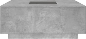 Konferenční stolek s Infinity LED betonově šedý 100x100x40 cm 3284045