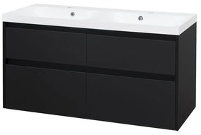 Mereo Mereo, Opto, koupelnová skříňka s umyvadlem z litého mramoru 121 cm, CN943M