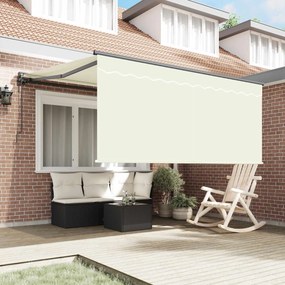 Stahovací markýza Krémová 300 x 250 cm Polyester a hliník 3329922