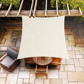 Blumfeldt Čtvercová sluneční clona, 4 × 4 m, polyester, prodyšná