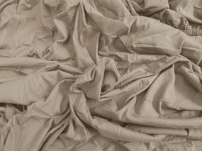 Jersey prostěradlo světle hnědé 90 x 200 cm