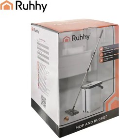 Dvoukomorový mop Ruhhy 27232 11L s kryty