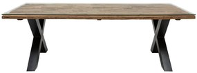 Přírodní dřevěný jídelní stůl Barracuda 220 cm