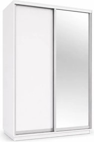 Skříně s posuvnými dveřmi 1500x2400x600 1LTD 1 Zrcadlo Nymphea Alba, profil stříbrný