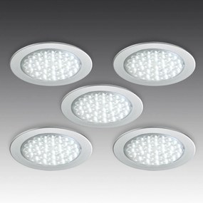 R 68-LED podhledové bodové svítidlo, 5dílná sada