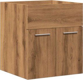 2dílná koupelnová sestava dub artisan kompozitní dřevo 3328582