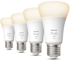 Led žárovka philips hue white 9w 800 e27 4ks
