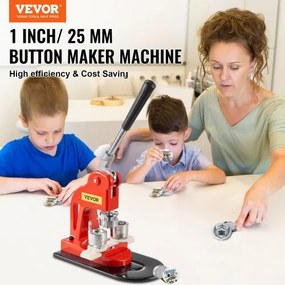 Lis na odznaky Stroj odznak Pin Stroj 2,5 cm 25 MM 500 Sada lisu s příslušenstvím