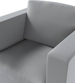 Potah na křesko IKEA Karlanda, krátký barva šedá látka sametová