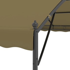 Altán 4 x 3 x 2,6 m taupe 180 g/m² 312217