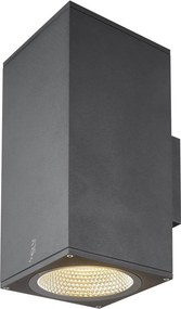LA 1003438 ENOLA SQUARE UP/DOWN L Outdoor, nástěnné LED svítidlo, antracitové, CCT 3000/4000K - BIG WHITE (SLV)