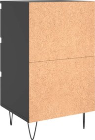 vidaXL Noční stolek 40 x 35 x 69 cm kompozitní dřevo [826926] Barva: šedá sonoma