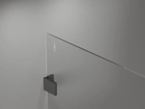 Mexen Lunar, sprchová stěna pravá 60 x 200 cm, průhledná 8 mm, grafitová, 830-060-000-95-00-P